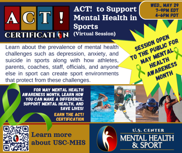 OPEN TO PUBLIC: ACT! Certification for MH Awareness Month: Th.5/30-12PM ...